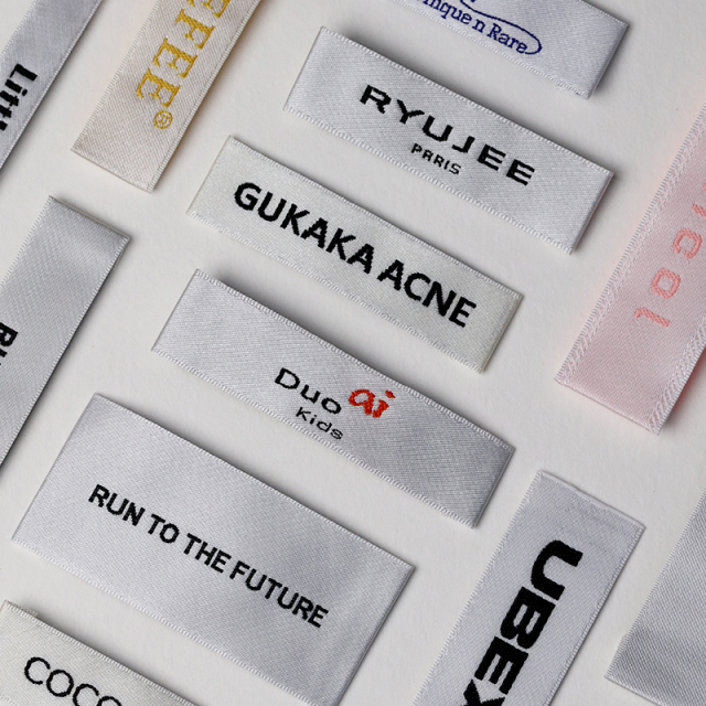 Premium Satin Edging Woven Labels | Custom Precision