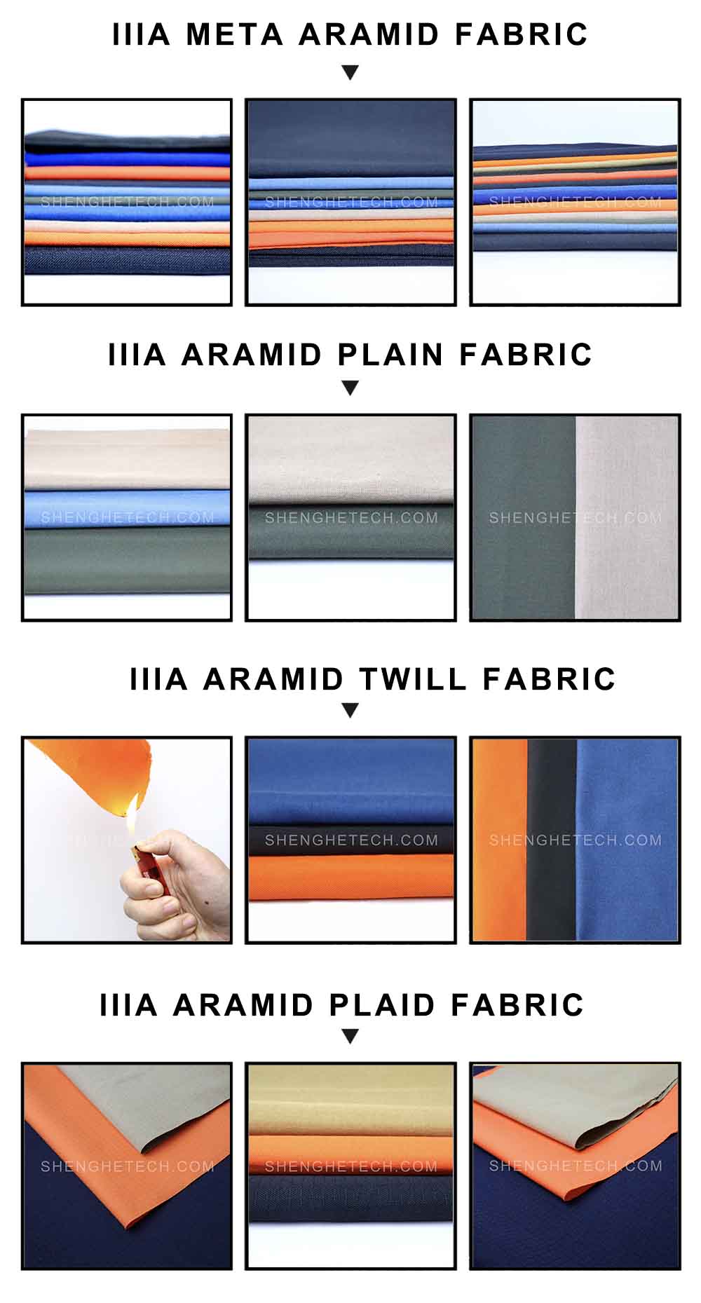 93% Meta-aramid 5% Para-aramid 2% Anti-static blended fabric