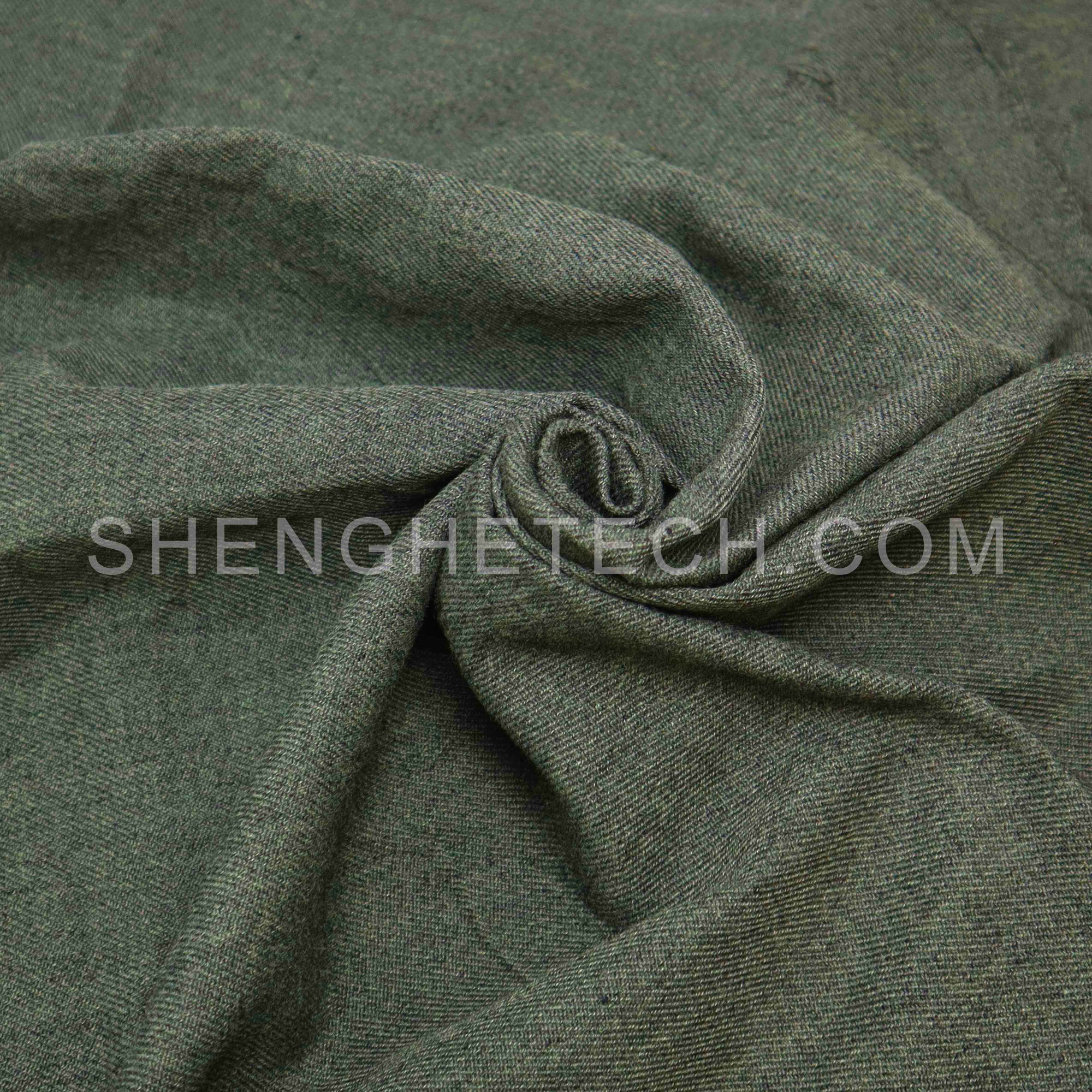 Pre-oxidized and para aramid blended fabric