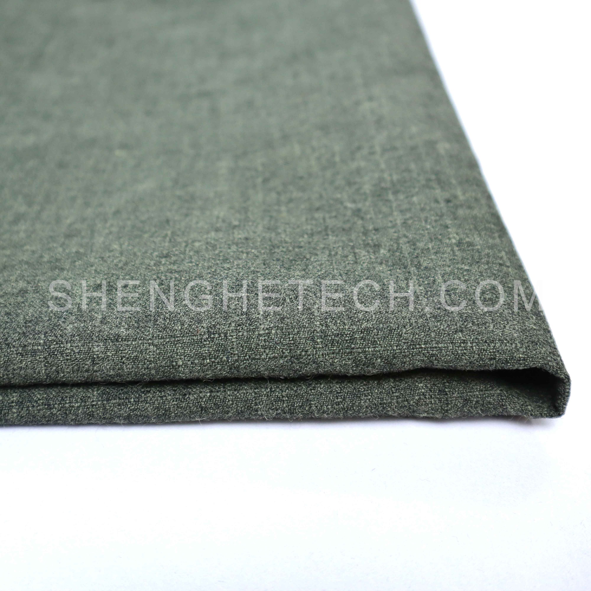 Pre-oxidized and para aramid blended fabric