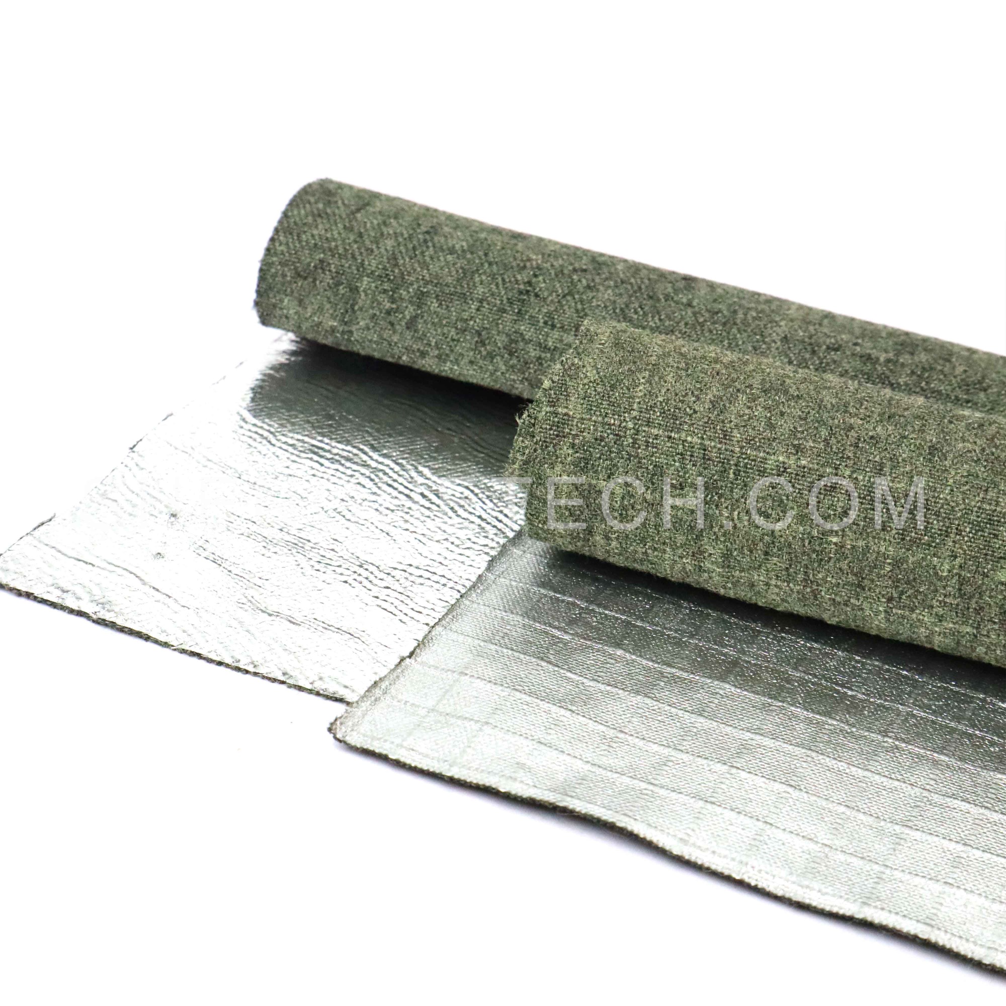 pre-oxidized and para aramid blended with aluminum