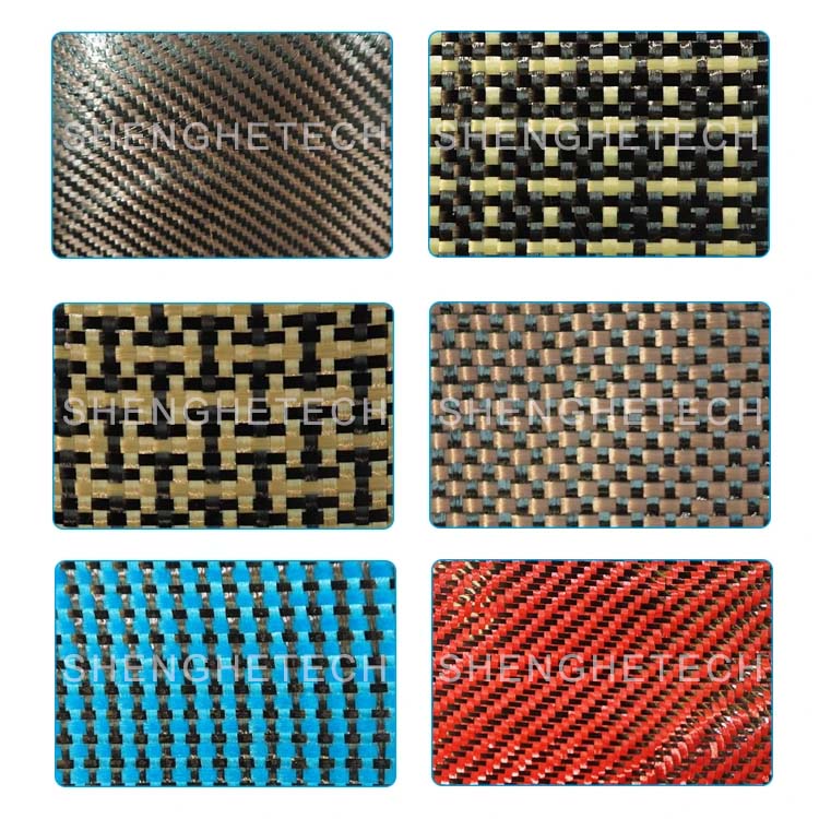 Carbon kevlar fabric