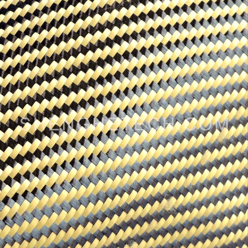 Carbon kevlar fabric