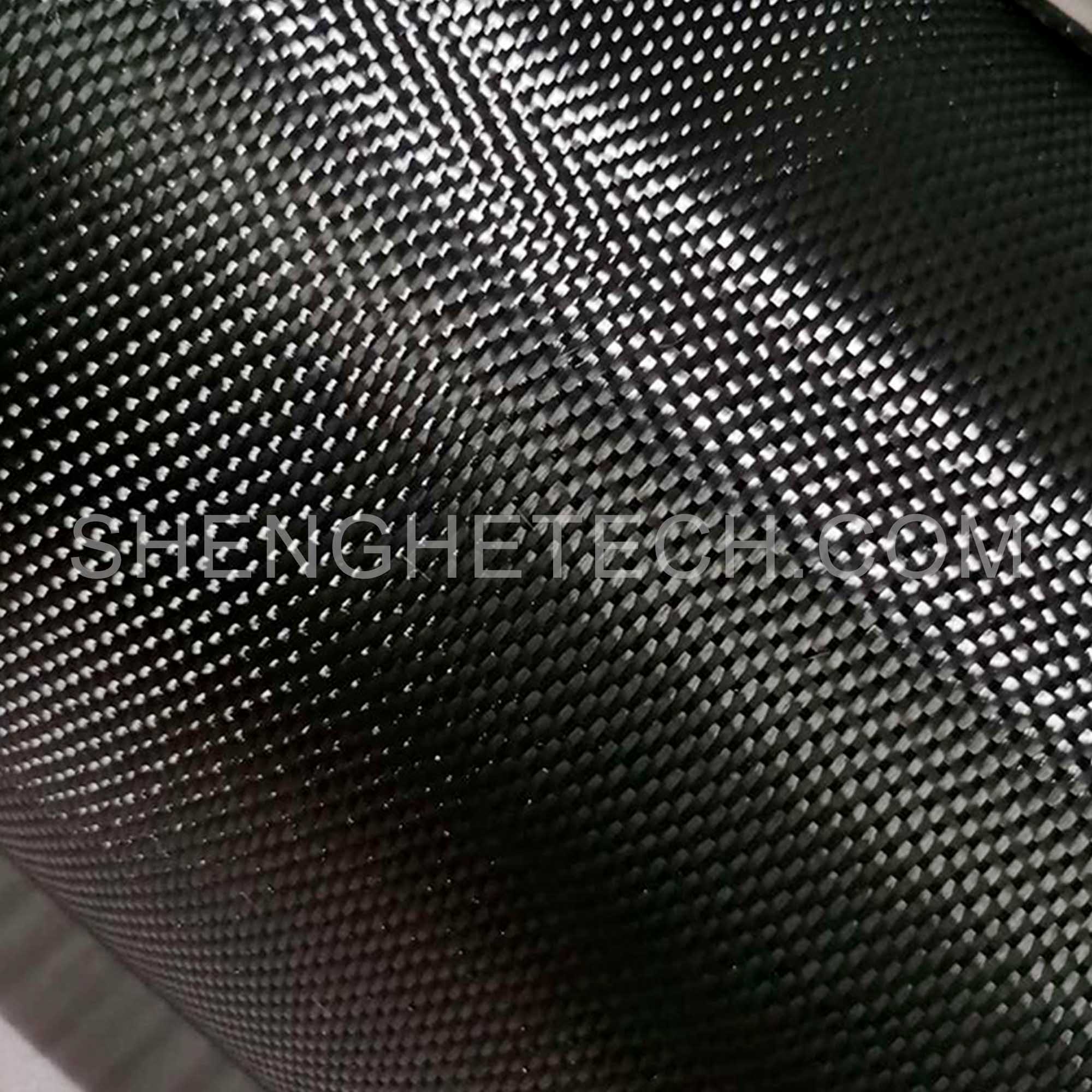 Stain carbon fiber fabric