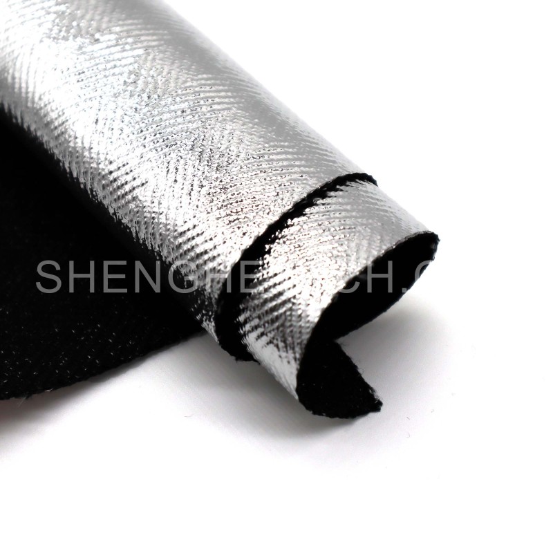 Aluminized Pre-oxidized and fiberglass fabric,Aluminized fabric series