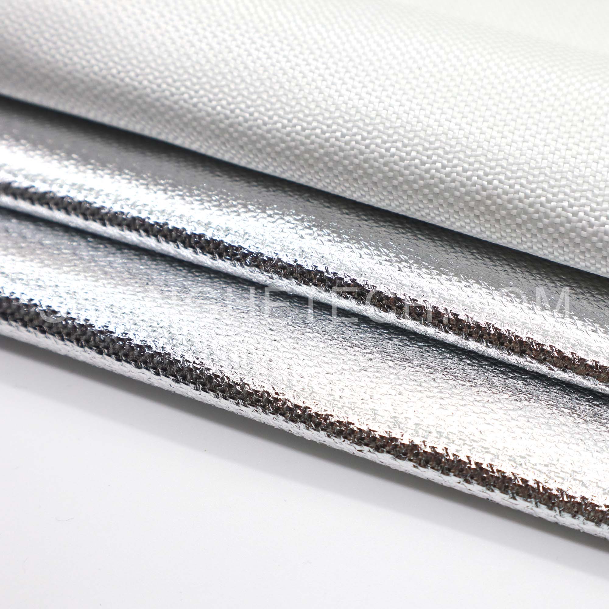 Aluminized glass fiber fabric