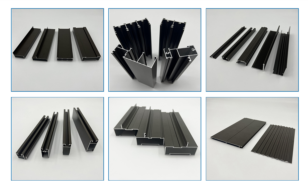 Powder Coated 6063 T5 Aluminum Profile South Africa Aluminum Windows ...
