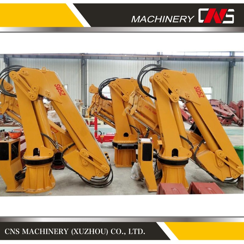 Small Lifting Machine 5 Ton Hydraulic Folding Arm Truck Mounted Crane ...
