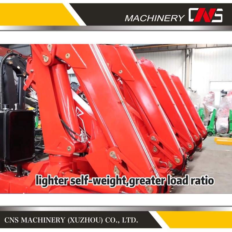 Small Lifting Machine 5 Ton Hydraulic Folding Arm Truck Mounted Crane ...