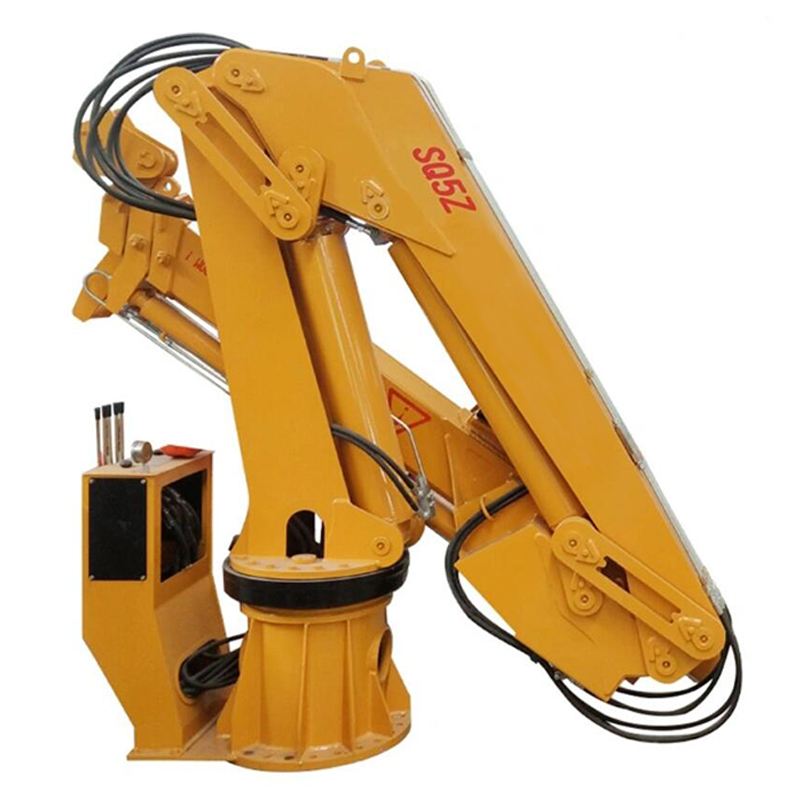 Small Lifting Machine 5 Ton Hydraulic Folding Arm Truck Mounted Crane ...