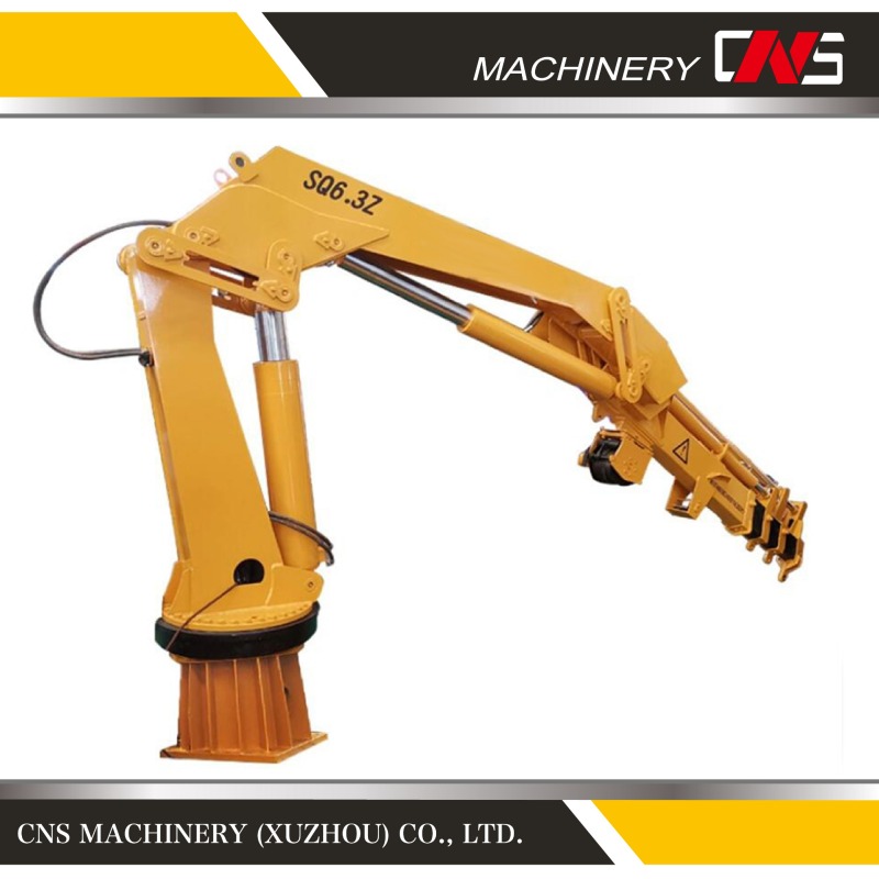 Cns 6.3 Tons Knuckle Boom Crane Appropriate for All Wheel Drive Cargo ...