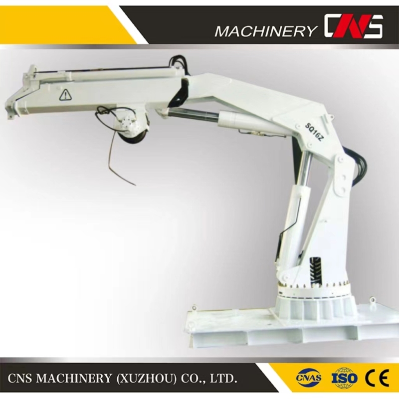 Small Davit Ship Crane Loading Cargo Shipboard Marine Cantilever ...