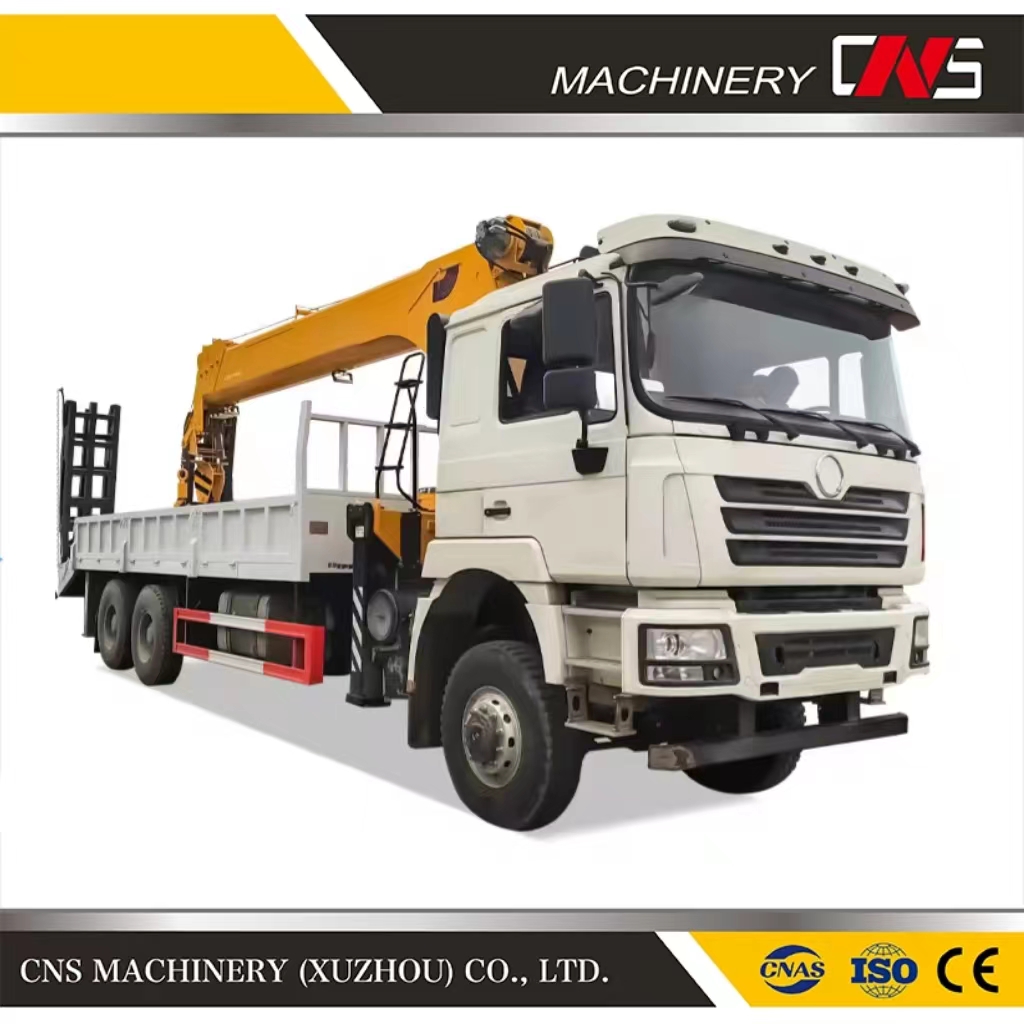 16 Ton Mobile Stiff Boom Crane Loader Crane Straight Arm Truck Mounted ...