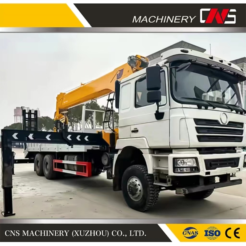 16 Ton Mobile Stiff Boom Crane Loader Crane Straight Arm Truck Mounted ...