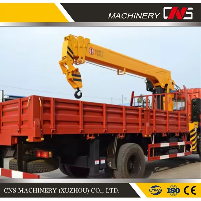 16 Ton Mobile Stiff Boom Crane Loader Crane Straight Arm Truck Mounted ...