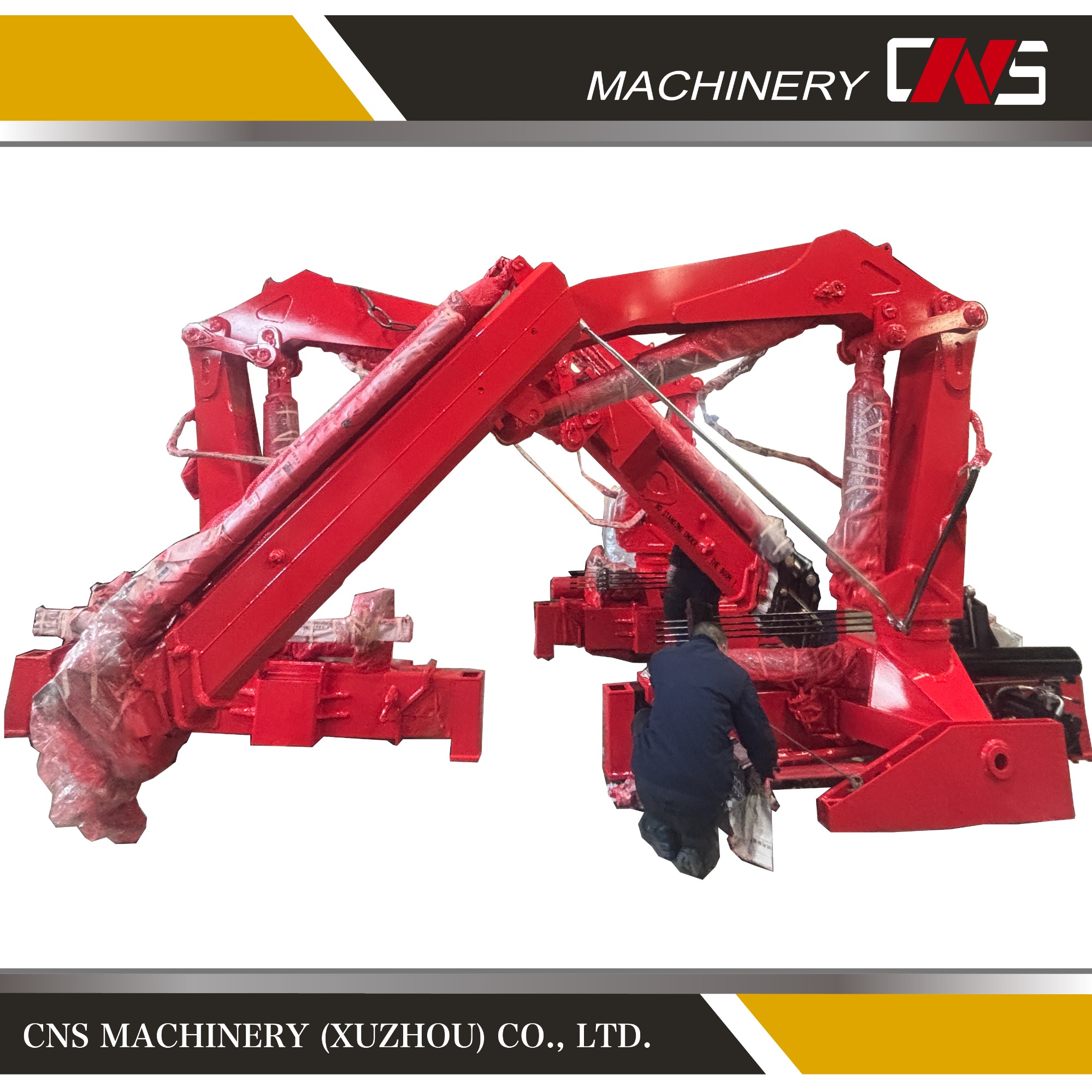 Hydraulic Knuckle Boom Cargo Truck Crane High Quality Folding Arm Truck Mounted Crane 10 Ton ...