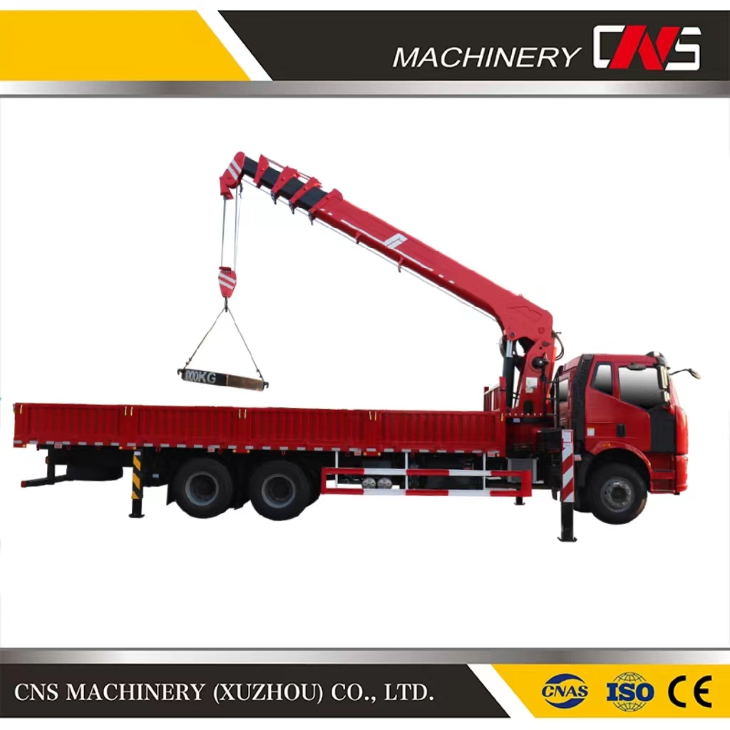 Accept Customized Mini Hydraulic Straight Arm Lorry Cranes 10 Ton ...