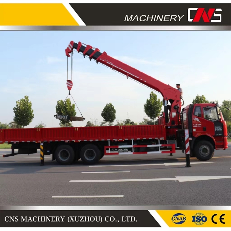 Accept Customized Mini Hydraulic Straight Arm Lorry Cranes 10 Ton ...