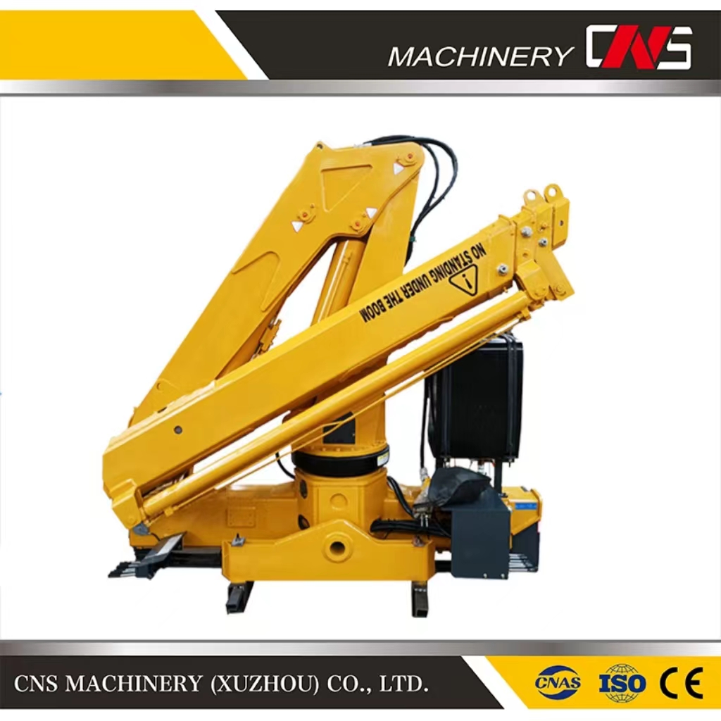 High Quality Construction Machinery Folding Arm Truck Mounted Crane ...