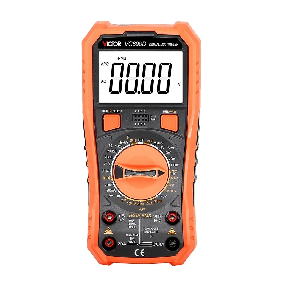 VICTOR 890C+ 890D Digital Multimeter , measuring DCV, ACV, DCA, ACA ...