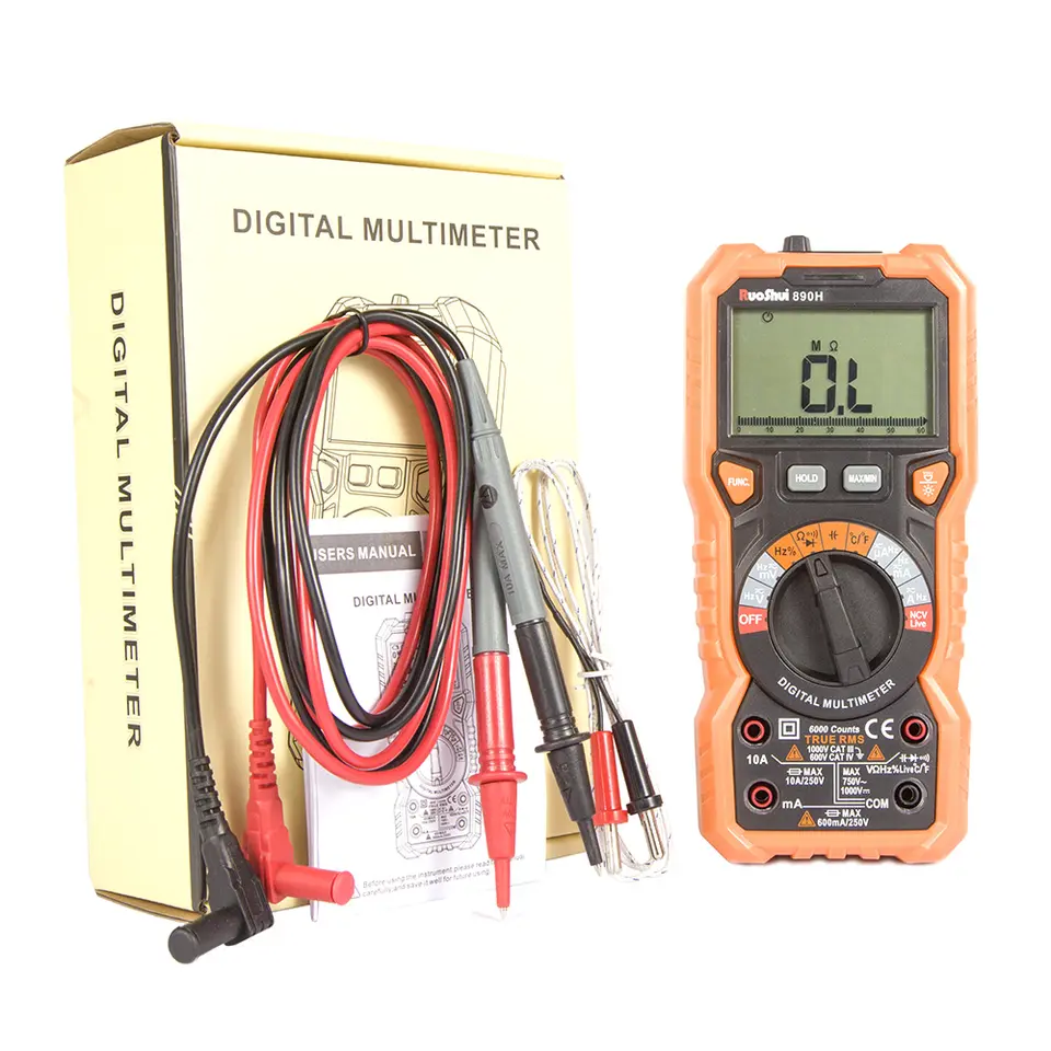VICTOR 890G+ 890H+ Digital Multimeter , Tester With NCV LIVE，measuring ...