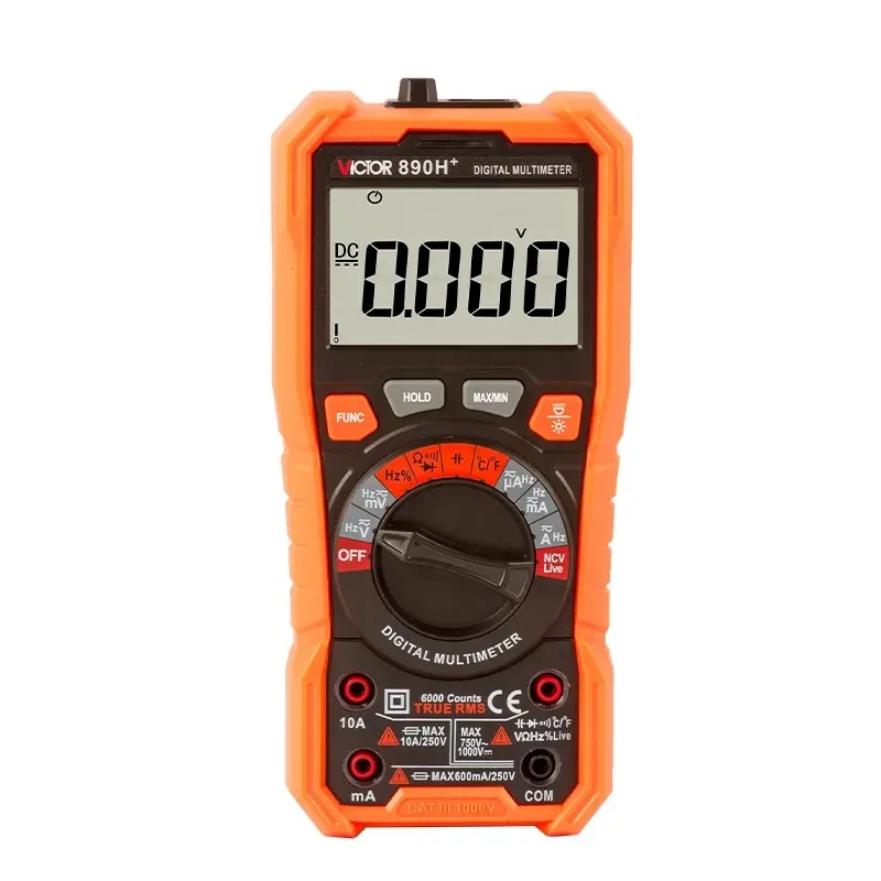 VICTOR 890G+ 890H+ Digital Multimeter , Tester With NCV LIVE，measuring ...