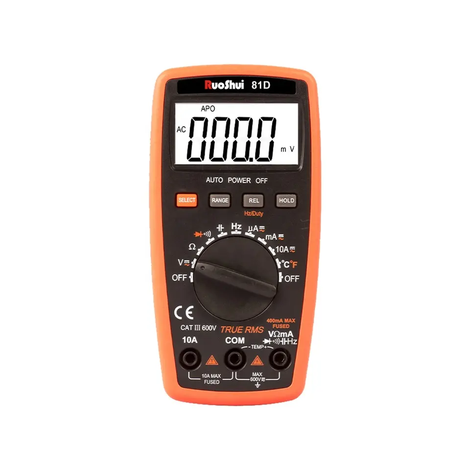 VICTOR 81B 81D Digital Multimeter , Tester With NCV LIVE，measuring DCV ...