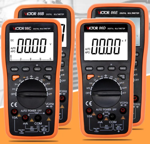 VICTOR 86B 86C 86D 86E Digital Multimeter , Tester With NCV LIVE ...