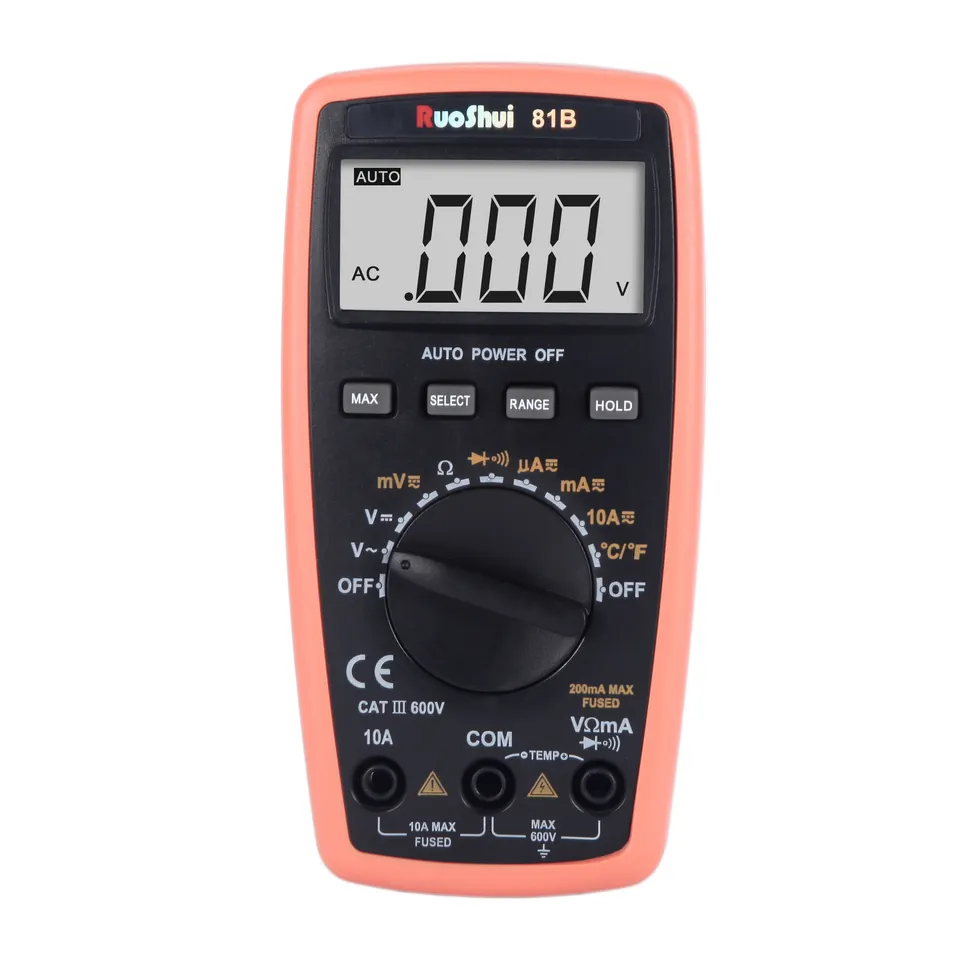 VICTOR 81B 81D Digital Multimeter , Tester With NCV LIVE，measuring DCV ...