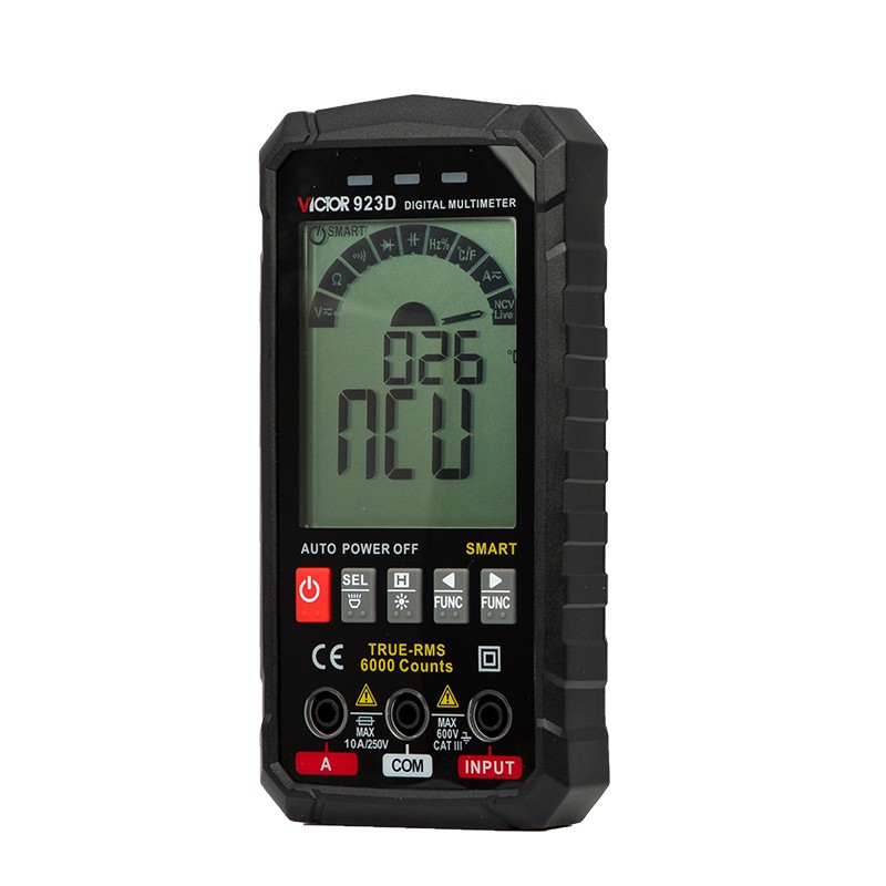 VICTOR 923D 923E Smart Digital Multimeters ,measure DCV, ACV, DCA,DCV ...