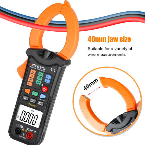 VICTOR 610L Digital Bluetooth Clamp Meter, measure AC/DC voltage, AC ...