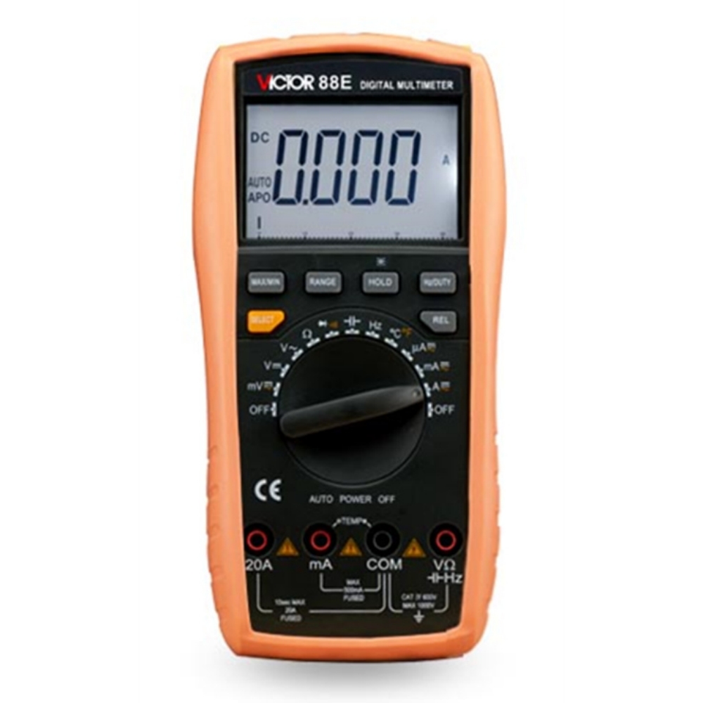 VICTOR 88B 88C 88E Digital Multimeter, backlight, overload protection ...