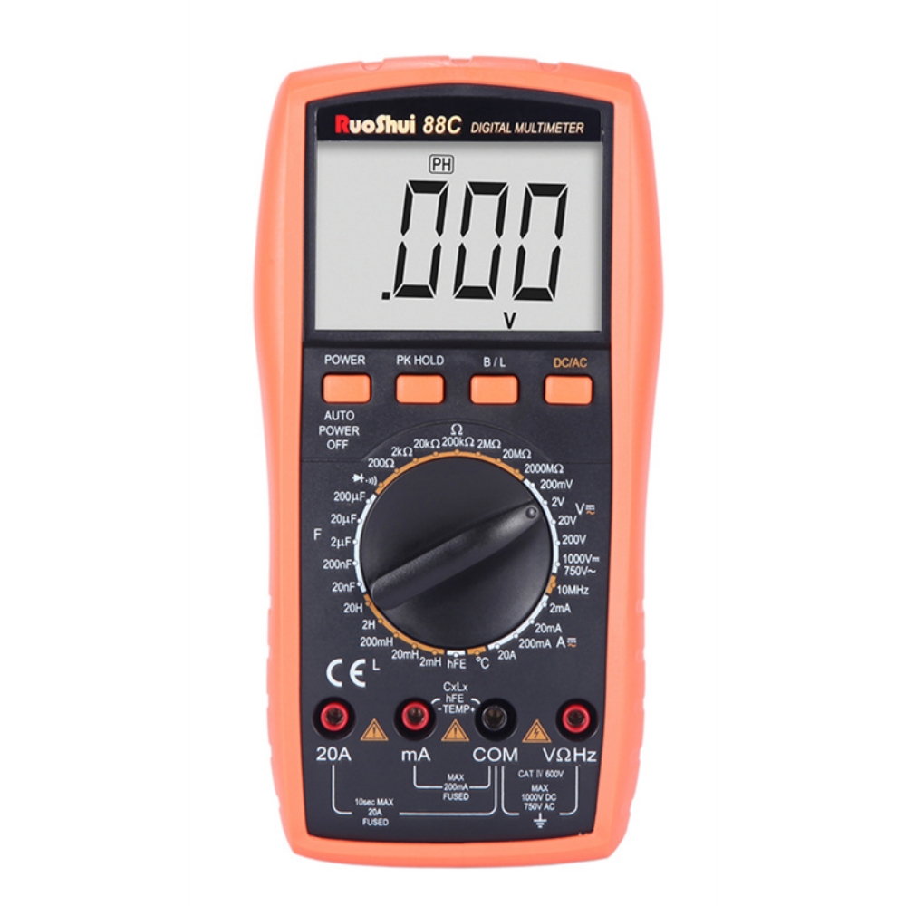 VICTOR 88B 88C 88E Digital Multimeter, backlight, overload protection ...