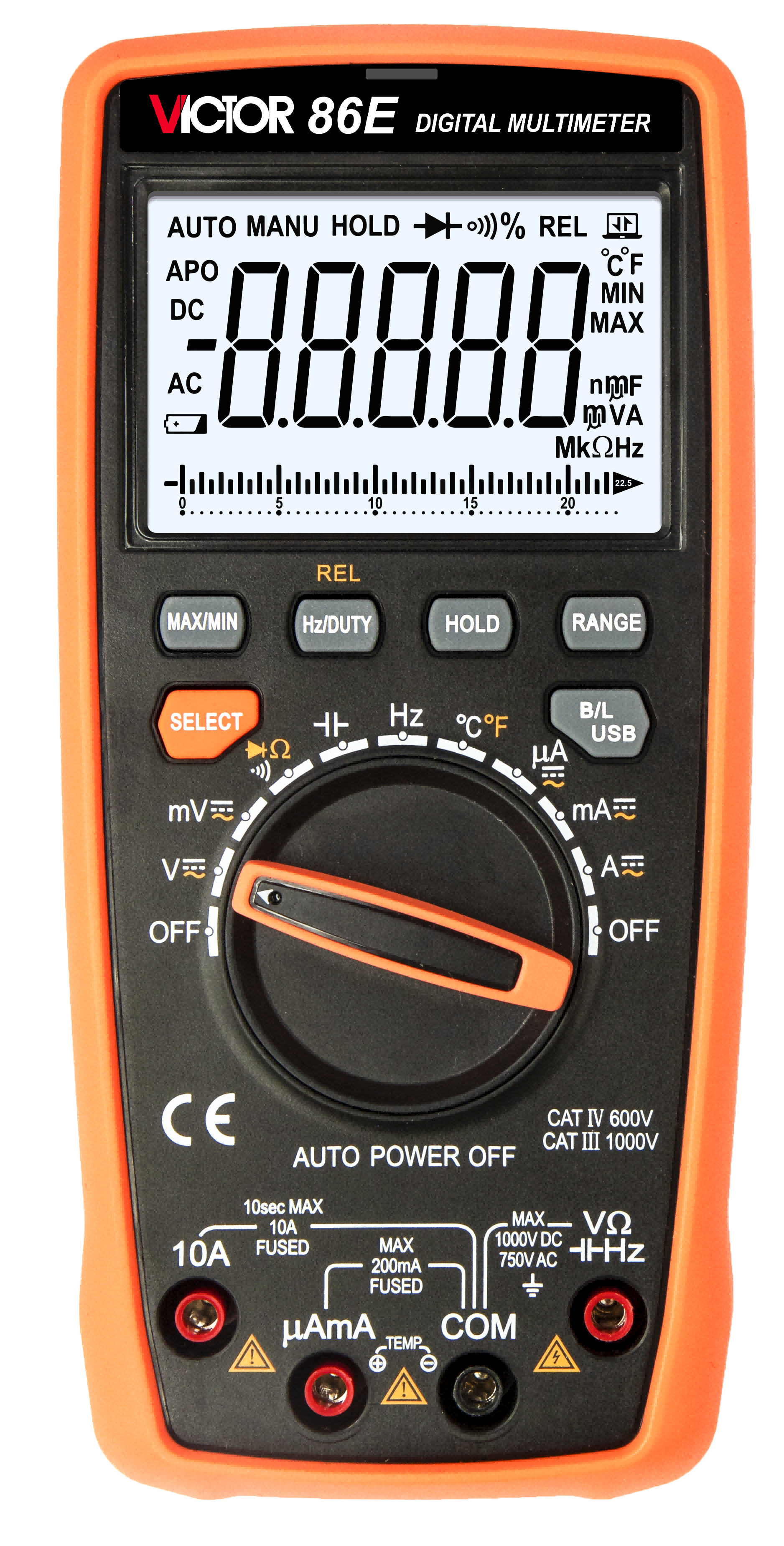 VICTOR 86B 86C 86D 86E Digital Multimeter , Tester With NCV LIVE ...