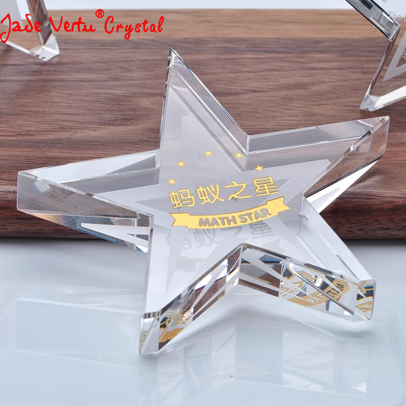 2023 Customised New Golf K9 Crystal Clear Trophies