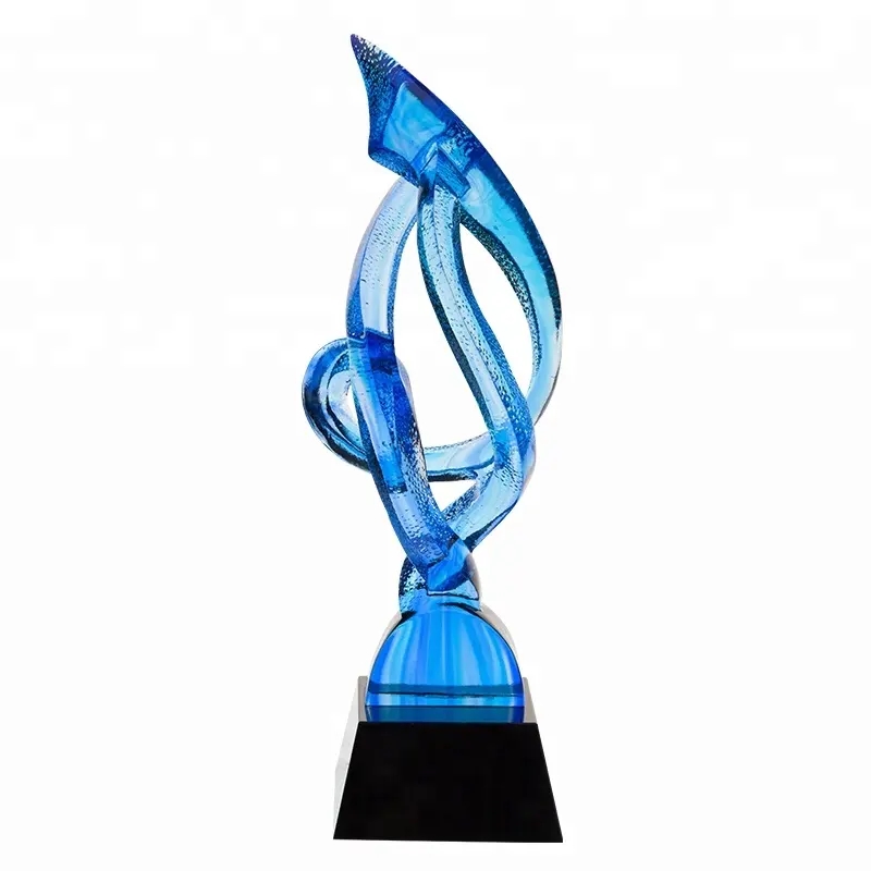 Musical Notation Glass Trophy Music Award Travel Award Travel Trophy ...