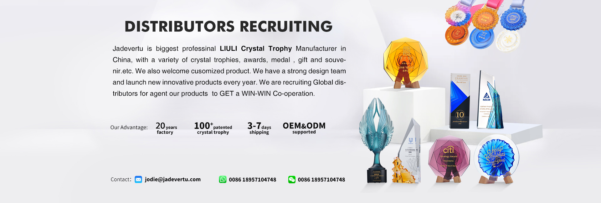 Blue Crystal Star Trophy And Award