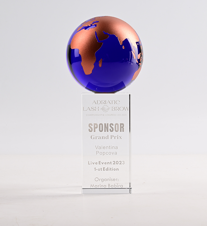 custom laser engraving hourglass crystal awards glass trophies