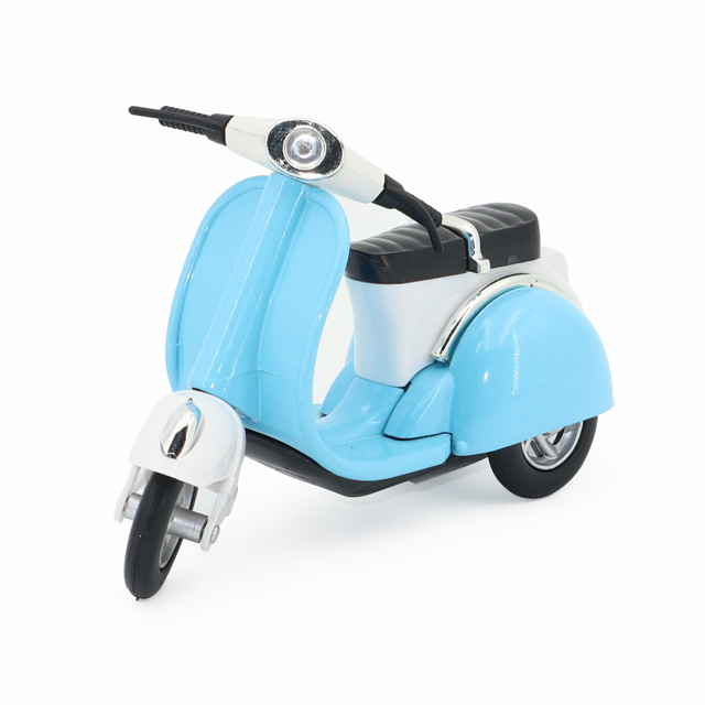1:43 Mini scooter toy with music,light and pull back, diecast scooter toy
