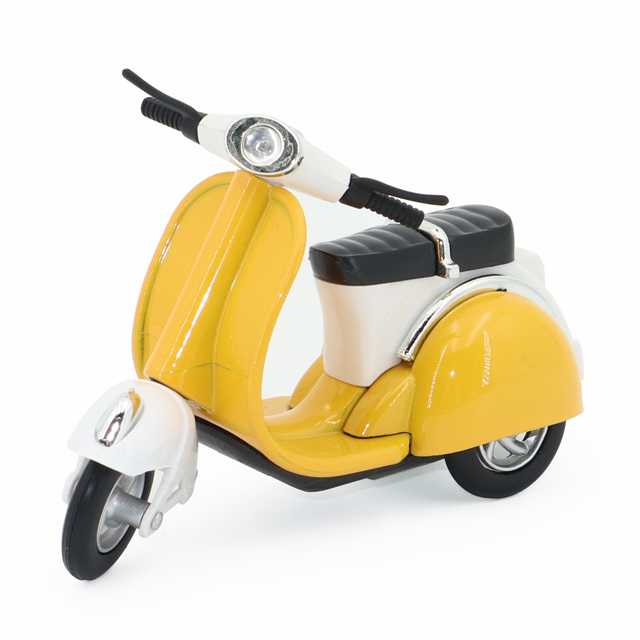 1:43 Mini scooter toy with music,light and pull back, diecast scooter toy