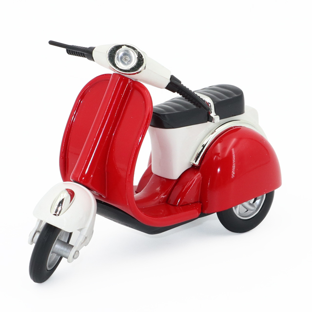 1:43 Mini scooter toy with music,light and pull back, diecast scooter toy