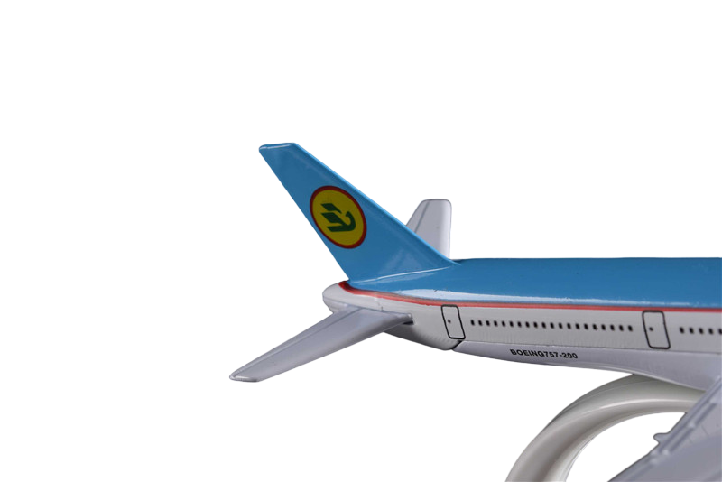 B757 UZBEKISTAN airline diecast airplane model,Aircraft models,Civilian ...