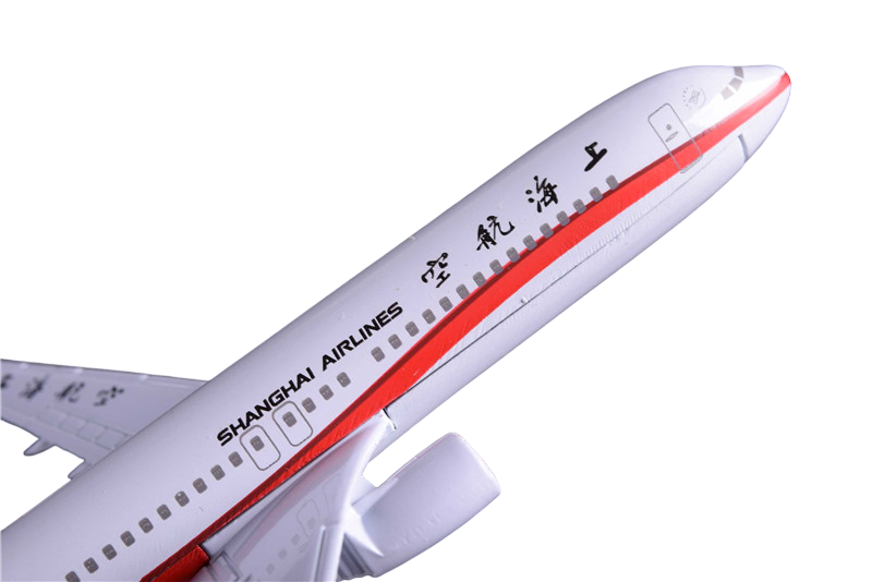 B737 Shanghai Airline diecast alloy model,Aircraft models,Civilian ...