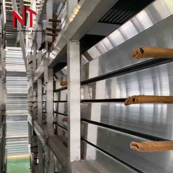 Aluminum folding door profiles