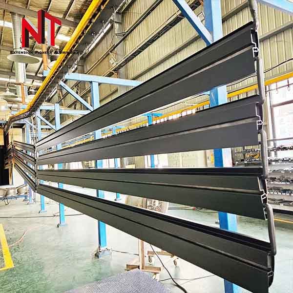 Aluminum light channel louvers
