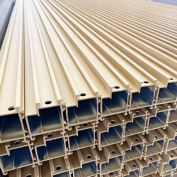 Powder coated aluminum profile