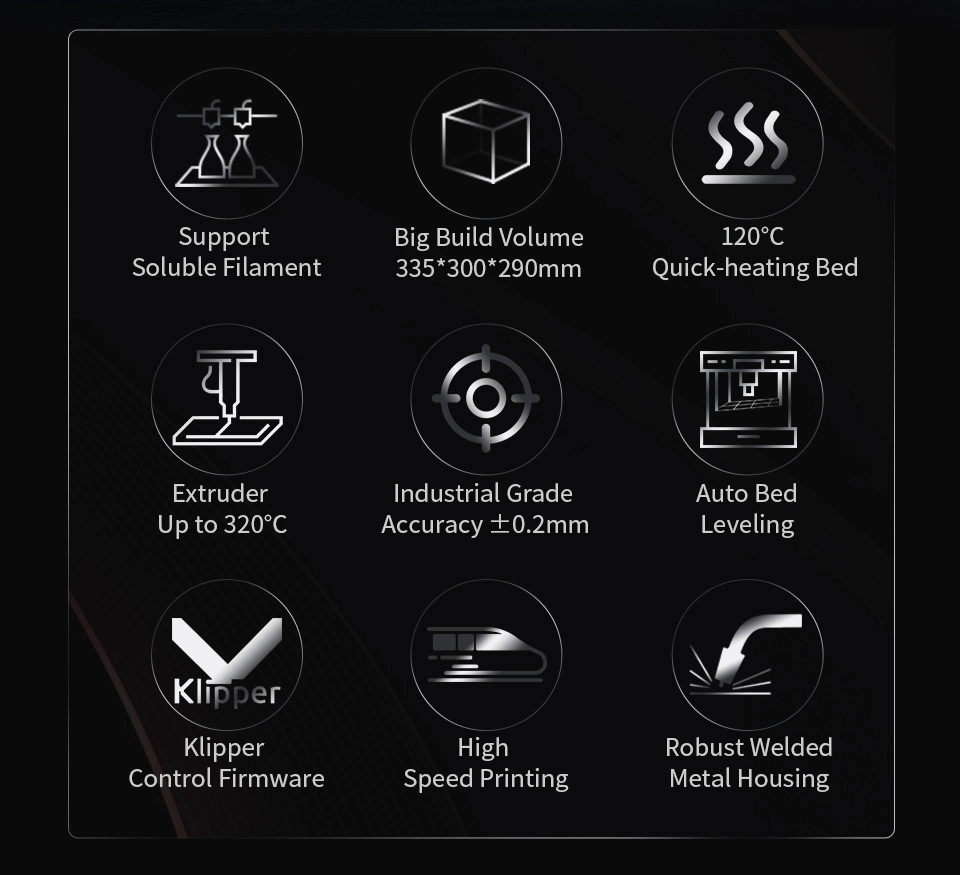 Marathon Fully Enclosed Independent Dual Extruder (IDEX) 3D Printer ...