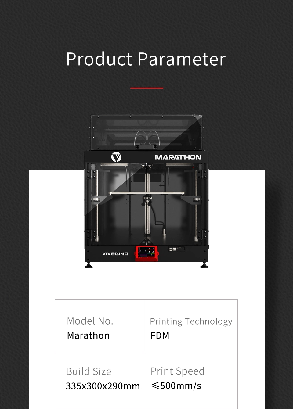 Marathon Fully Enclosed Independent Dual Extruder (IDEX) 3D Printer ...