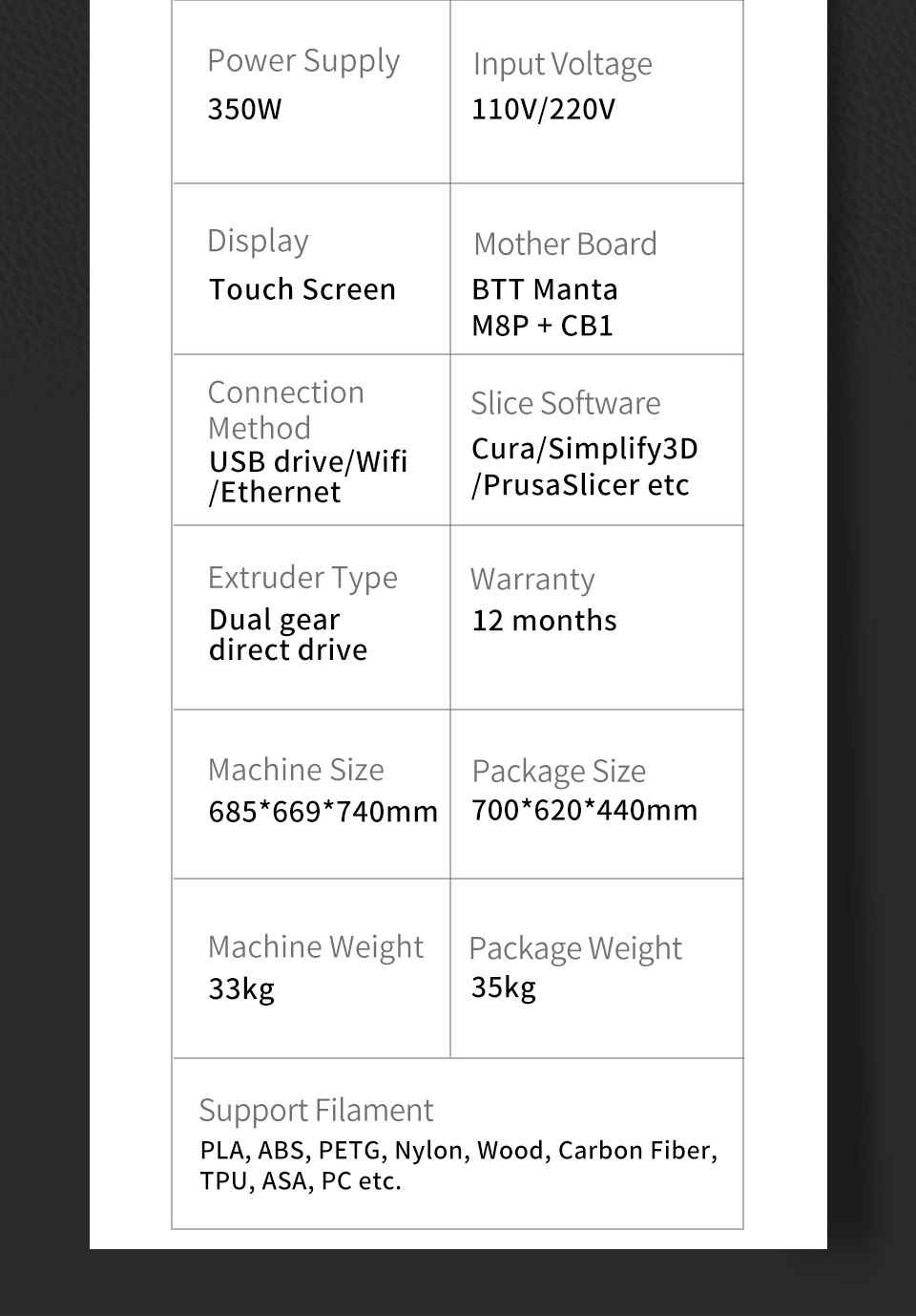 Marathon Fully Enclosed Independent Dual Extruder (IDEX) 3D Printer ...
