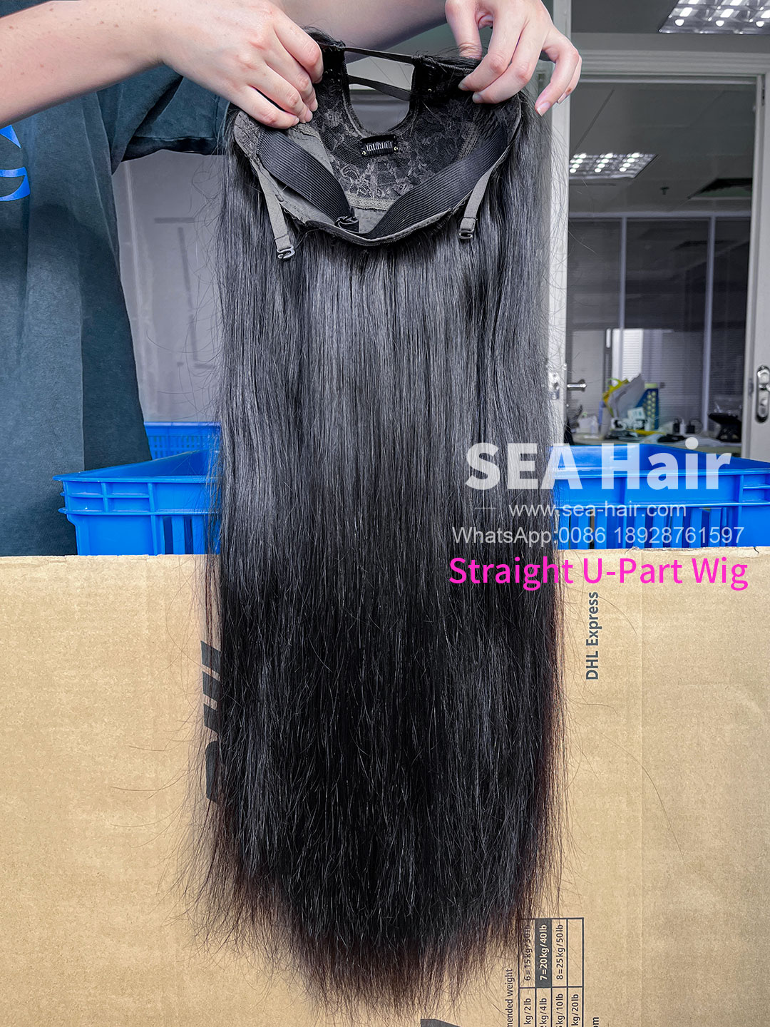 Sea Hair Raw Southeast Asian Straight Hair U Part Wig